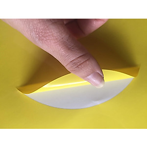 Polka Dot Wall Stickers, Wall Decor Stickers, Wall Dots, Vinyl Circle Room Dot Decals Wall Art Stickers for Bedroom Girls Room Peel and Stick Kids Room Decor (Yellow)