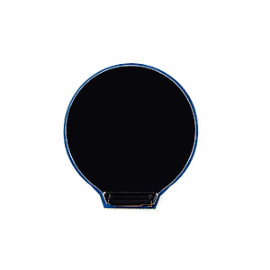 NGW-1pc 1.28inch Round LCD Display Module 65K RGB Colors 240×240 Resolution with SPI Interface Embedded GC9A01 Driver Grey