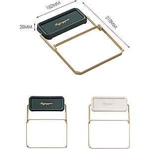 Kitchen Sink Strainer Net, Kitchen Sink Strainer Drain and Rag Rack with 100pcs Filter Bags, Collapsible Kitchen Sink Strainer Drain Basket (Green+100 Filter Nets)