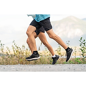 Swiftwick ASPIRE ONE Running & Cycling Socks, Breathable, Compression Fit (Gray, Small)