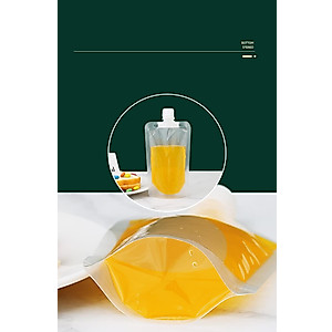 HOUSON 50PCS 16oz Plastic Flasks, Concealable and Reusable BPA-Free Drink Pouches Leak Proof Food Grade For Concerts, Events Sports Travel (500ML + 1 Funnel)