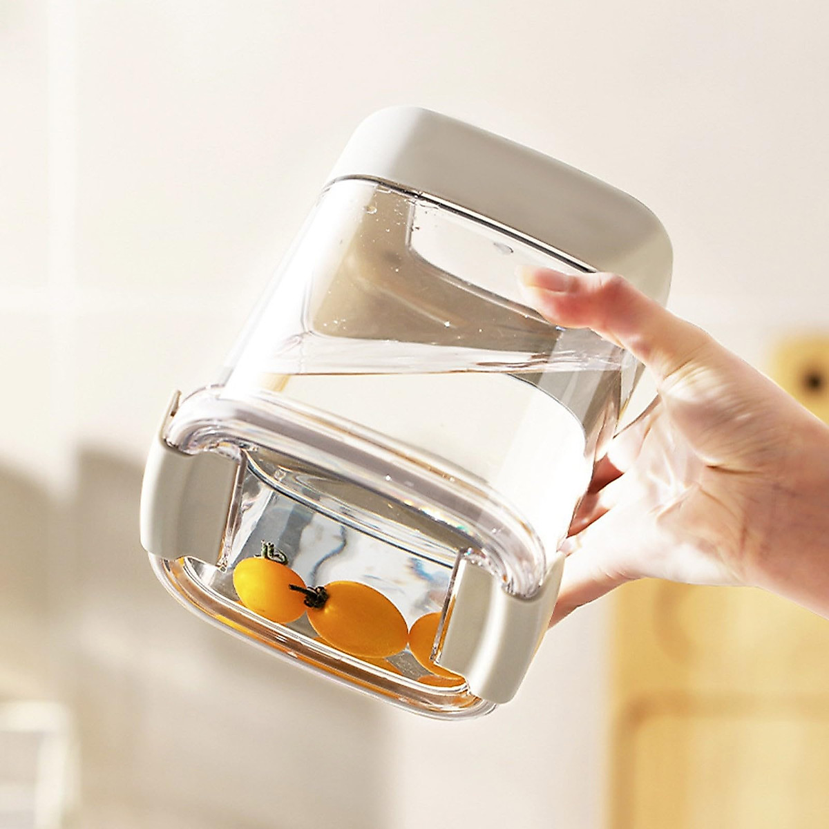 CENGNIAN Airtight Food Storage Container Set, BPA Free Kitchen Pantry Organization Canisters with Leak Proof Lids, Airtight Cereal Containers Storage (1500ml)