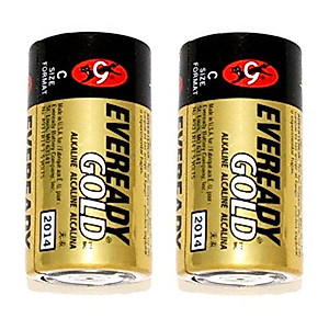 Eveready 02888 - C Cell 1.5 volt Gold Alkaline Battery (2 pack) (A93BP-2)
