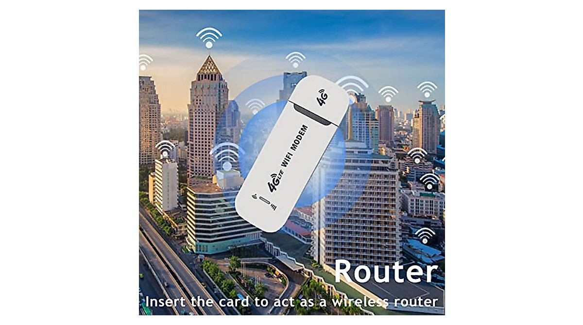 4G LTE Mobile WiFi Router with SIM Card Slot – Fast 150Mbps Connection