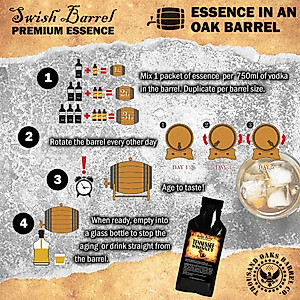 Thousand Oaks Barrel Co. Tennesse Bourbon Whiskey Flavor Essence - Single Pack 20ml (0.65oz) Liquor Essence Refill for Barrel Aging Whiskey Making Kit, Cocktails Mixers - Moonshine Flavoring Supplies