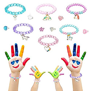 Bath Bombs for Kids with Surprise Inside 6 Large Organic Bubble Kids Bath Bomb with Bracelets and Rings Toys Safe and Natural bathbombs Easter Gifts for 4 5 6 7 8 9 Years Old Girls Birthday Christmas