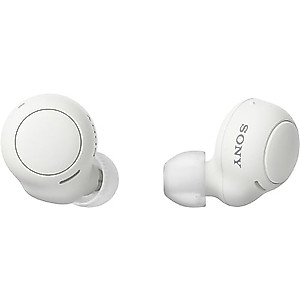 Sony True Wireless Headphones - Up to 20 Hours Battery - Charging case - Voice Assistant Compatible - Built-in mic for Phone Calls - Reliable Bluetooth - WF-C500/WZ - Limited Edition - Pearl White