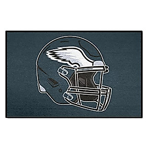 FANMATS 5822 Philadelphia Eagles Starter Mat Accent Rug - 19in. x 30in. | Sports Fan Home Decor Rug and Tailgating Mat - Eagles Helmet Logo