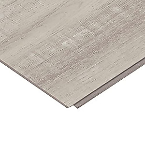 Daltile Luxury Vinyl Flooring | 6" x 48" x 4.5MM | Grey Wood Look Plank | 12Mil Wear Layer | DIY Click Lock Tile | Adventuro Collection in Trekker (16 PC per Carton) (32.15 SQFT per Carton)