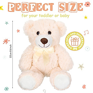 Zomiboo 7 Packs 14 Inch Plush Bear Stuffed Animals Plush Valentine Day Gift Soft Cute Stuffed Dolls Birthday Party Decorations(Cute Colors)