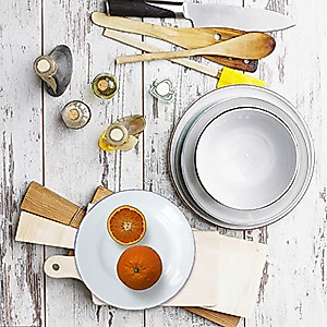 Hemoton 4Pcs Vintage Enamel Plate Fruit Plate Enamel Fruit Platter Vintage Salad Plate Enamel Washing Platter Vintage Enamel Trays Enamelware Serving Platter (14cm/ 5.5inch)