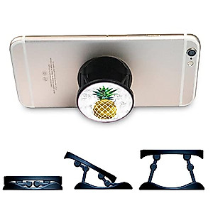 3 Pieces New Version Phone Holder Pineapple Expanding Grip Stand Finger Ring Kickstand for Smartphone and Tablets