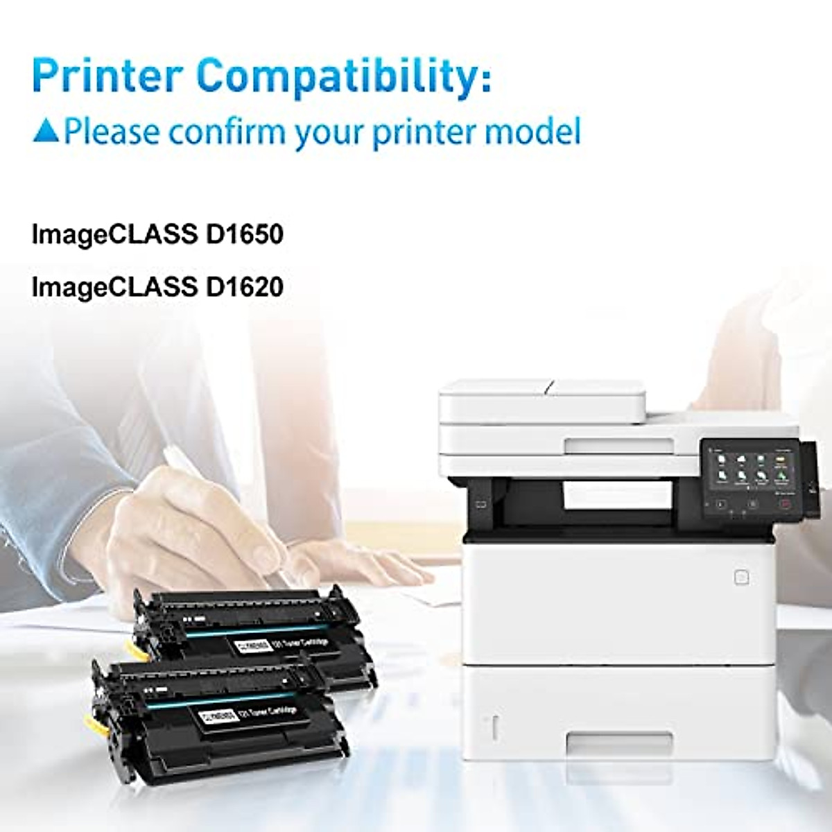 CLYWENSS Compatible CRG 121 Black Toner Cartridge Replacement for Canon 121 Toner to use with Canon imageCLASS D1620 D1650 Printer, 2 Black (3252C001) High Yield 5,000 Pages