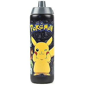 Pokemon Water Bottle Pikachu 724ml Plastic Sports Drink Cup One Size