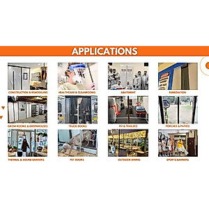 RE-U-ZIP® Reusable Magnetic Entry Strip™ | Patented Self-Closing Dust Barrier Zipper | Starter Kit