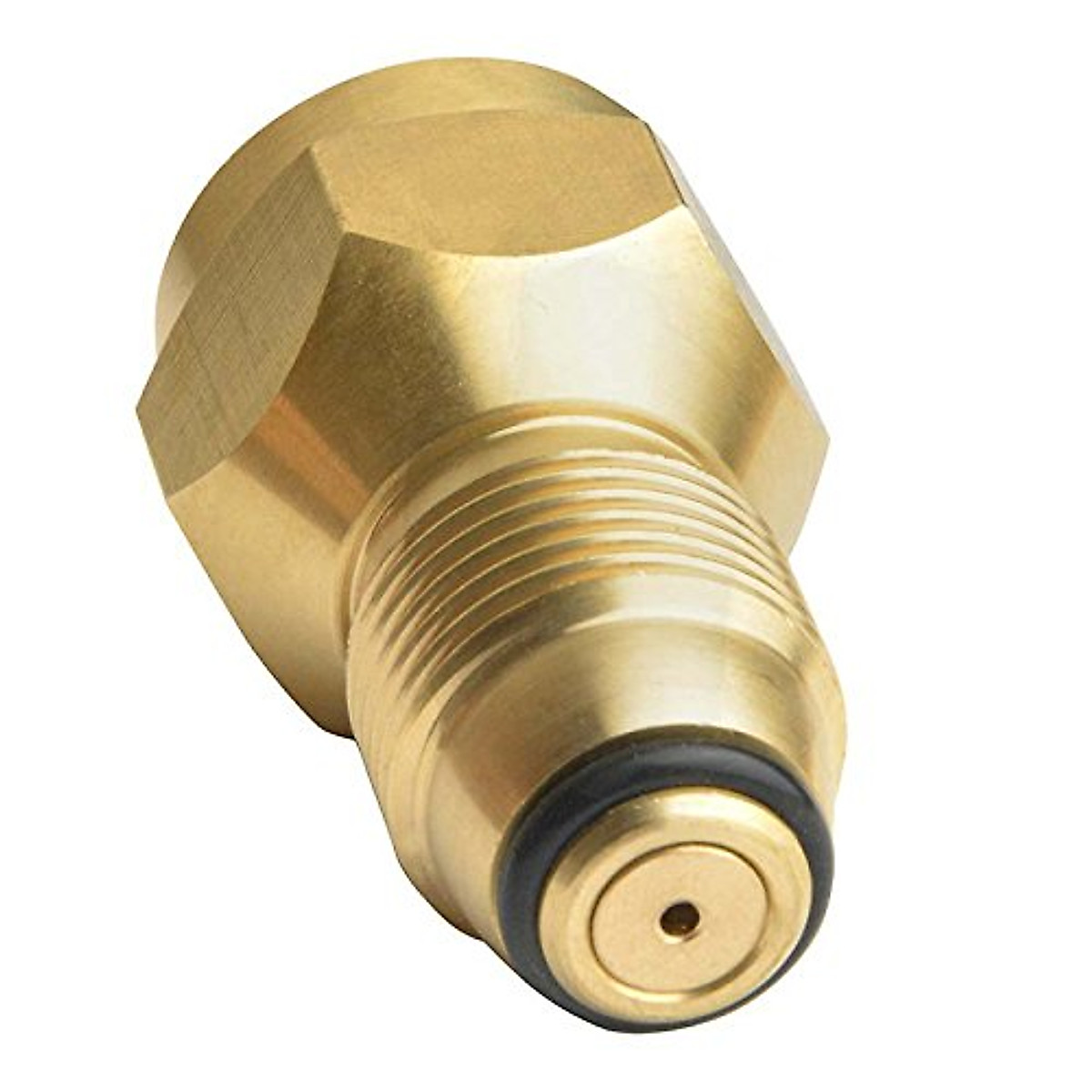 Onlyfire Universal Propane Tank Refill Adapter- Solid Brass Regulator Valve Accessory for all 1 LB Tank Small Cylinders