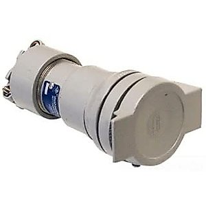 Eaton Electrical - CRC6033BC - PowerMate, Pin and Sleeve Cord Connector, Aluminum, 60A, 600V ac/250V dc, 3-Pole, 3-Wire, 8.3 L x 2.31 W x 2.31 in. H