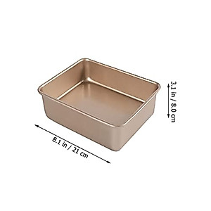 Kichvoe 8x8 Baking Pan Baking Pans Baking Pans s Stainless Steel Square Baking Pan Non Stick Loaf Pan Meatloaf Baking Pan Bread Loaf Pan for Kitchen Bakeware Baking Pans s s