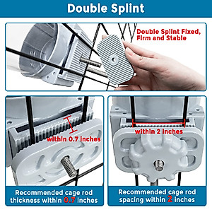 Vannon Top Fill Dog Water Bottle for Crate, Dog Water Dispenser for Cage, Pet Auto Feeding Water Bottle for Dogs & Rabbits, Leakproof, BPA Free, 23oz, [2023 New Upgraded]