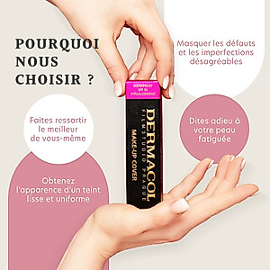 Dermacol - Full Coverage Foundation, Liquid Makeup Matte Foundation with SPF 30, Waterproof Foundation for Oily Skin, Acne, & Under Eye Bags, Long-Lasting Makeup Products, 30g, Shade 210