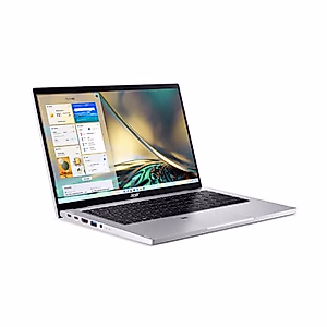 Acer Spin 3 Convertible Laptop | 14" 1920x1080 IPS Touch Display | Intel Core i7-1255U | Intel Iris Xe Graphics | 16GB LPDDR4X | 512GB PCIe Gen 4 SSD | WiFi 6 | Dockable Active Stylus | SP314-55N-76EX