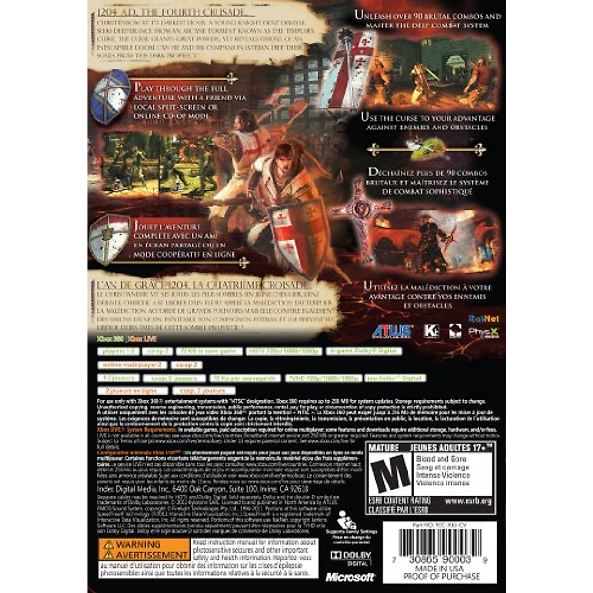 The Cursed Crusade - Xbox 360