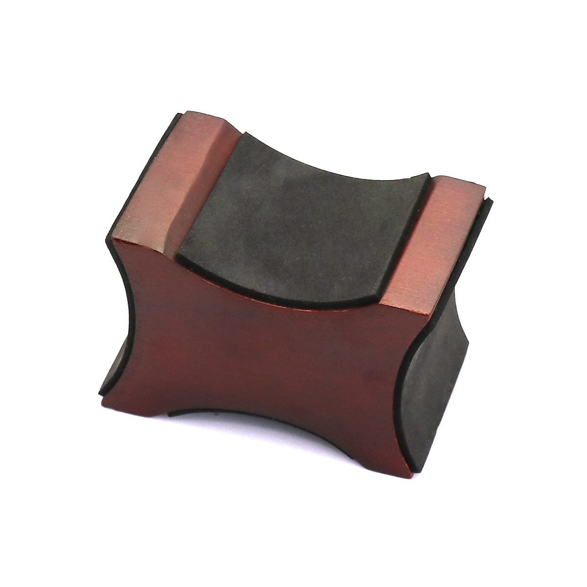 QWORK Guitar Neck Rest, String Instrument Wooden Neck Craddle Guitar Neck Rest Support Pillow for Guitar Workstation, Ukuleles, Violins, Banjos, Mandolins