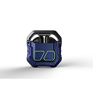 Wireless Earbuds Bluetooth 5.3 Headphones with HiFi Stereo Sound in-Ear Earphones Cool Mecha Earbud Auto Pairing Gaming/Deep Bass Music Mode Headset Built-in Microphone