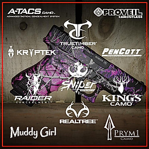 GunSkins Precut Pistol Skin for Glock 17 - Compatible with Airsoft AEG BB Gun - Vinyl Gun Wrap - Easy to Install - 100% Waterproof - Matte Finish - Made in USA - GS Hand Cannon