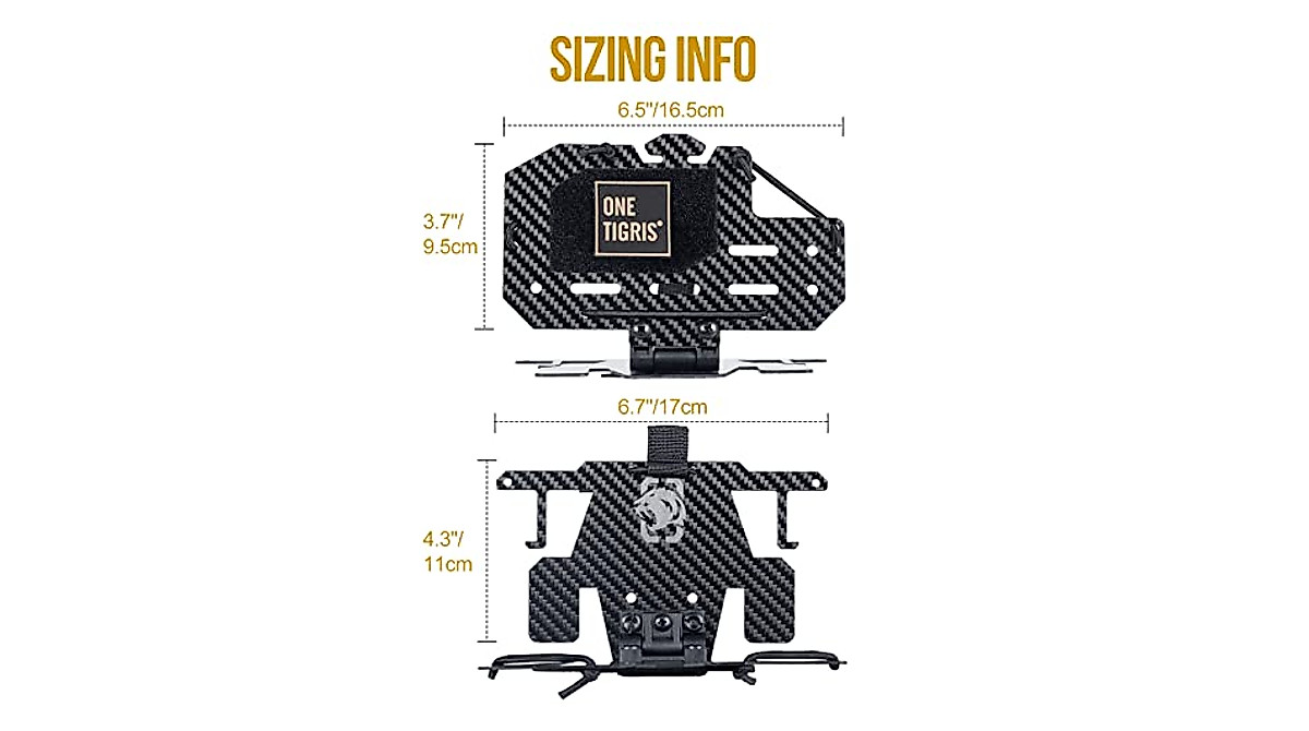 OneTigris Tactical Vest Phone Holder - Universal Chest Mount for 4.7-6. ...