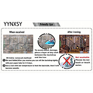 YYNXSY Western Cowboy Backdrop Western Party Supplies Decorations Wild West Decor Rustic Wooden House Barn Photography Background for Kids Boy Children Boy Baby Birthday Banner Photo Booth7 x 5 FT