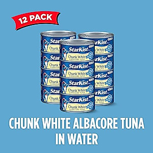 StarKist Chunk White Albacore Tuna in Water, 12 Oz, Pack of 12