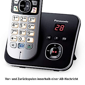 Panasonic KX TG6823 - Schnurlostelefon - Anrufbeantworter mit Rufnummernanzeige