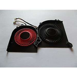 Fan Replacement for MSI GS65VR GS65 Stealth 8SE 8SF 8SG CPU Fan + Gpu Fan 16Q2-CPU-CW 16Q2-GPU-CW