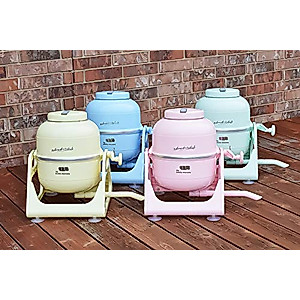 WonderWash - The Laundry Alternative, Portable Non-Electric Manual Clothes Washer, Durable, Compact, and Easy to Use, Mini Washing Machine, Energy Saving, Retro Design, Manual Washing Machine