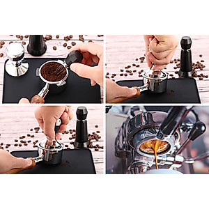 Apexstone Coffee Stirrer Tool, Coffee Stirring Tamper WDT Distribution Tool, Needle Distribution Tool Espresso, WDT Tool Espresso with Stand Black, WDT Tool Espresso Needle