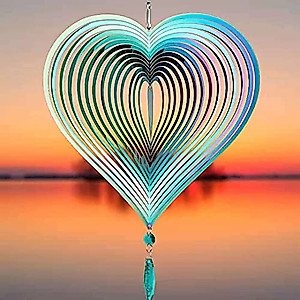 Wind Spinners,Wind Sculptures,Wind Spinners for Yard and Garden,Garden Decor,Yard Decorations Outdoor,Sun Catchers,Hanging Art Ornaments for Garden Yard Balcony Decor