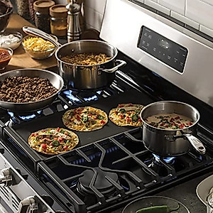 Griddle WB31X24738 Replacement Parts for GE Stove Parts WB31X24998 Griddle Plate General Electric Gas Range Parts Stove Top Cast Iron Center Griddle JGSS66SEL3SS JGS760EEL2ES Flat Top Pan 1 Pcs