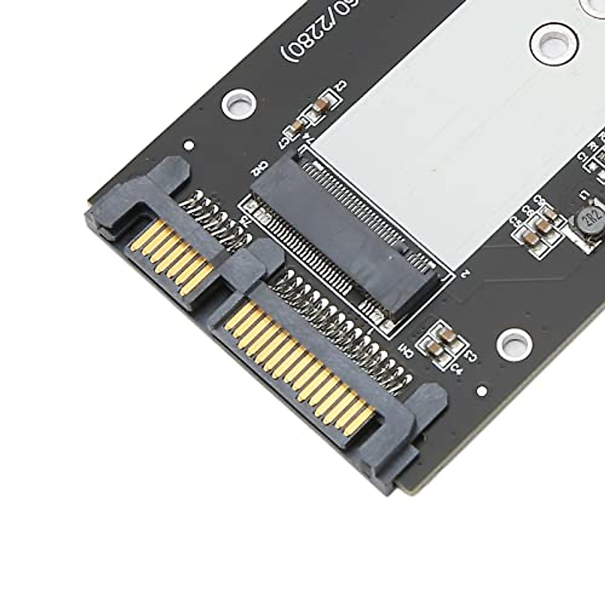 Gaeirt SSD Converter Adapter, Mass Storage Interface SSD Converter Card Easy to Use PCB Material for B Key M.2 NGFF SSD
