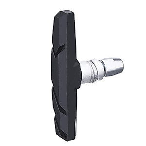 HOTOP 4 Pairs Bike Brake Pads Mountain Bike Brake Pads with Hex Nuts and Spacers V Bicycle Blocks Set, 70 mm(Black)