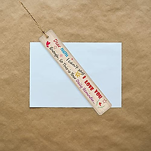 Wooden & Antique - Dear Mom, I Can't Say I Love You Enough, So This is Your Remainder. Wooden Bookmarks, Special Design Wooded Signed Bookmarks for Women, Book Markers for Men