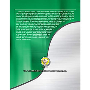Mark Twain General Science Activity Book, Science for Kids Grades 5-8, Physical, Life, and Earth Science Books, 5th Grade Workbooks and Up, Classroom or Homeschool Curriculum (Daily Skill Builders)