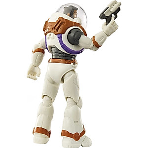 Mattel Disney and Pixar Lightyear Space Ranger Alpha Mo Morrison Action Figure, 14 Points of Articulation & Accessories, 5-in Scale
