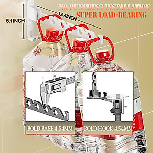 Dr.DJ Wall Mount Coat Hanger Holder White Clothes Drying Organizer Rack Garment Hooks Aluminium Retractable Folding Indoor Wall Mounted Hanger Space Saver for Laundry Room Bedroom White 2Pack