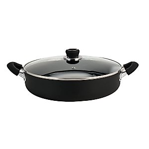 HUDSON Nonstick Paella Pan Hudson 11-inch Aluminum, 3.7 Qt