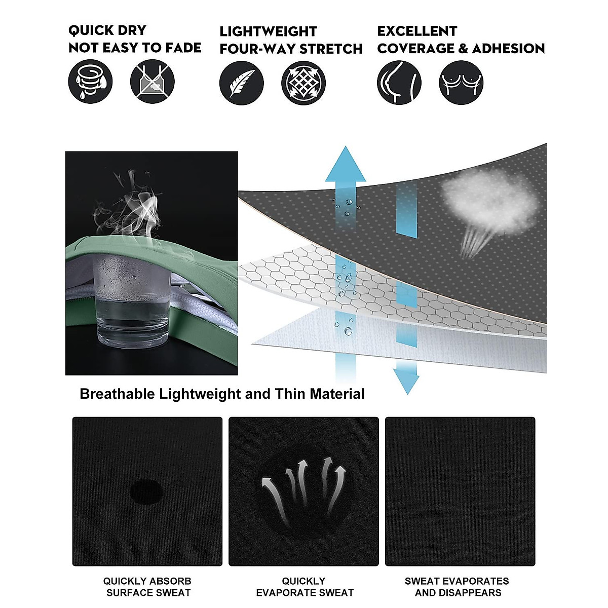 RUNNING GIRL Sports Bra for Women, Criss-Cross Back Padded Strappy Sports Bras Medium Support Yoga Bra with Removable Cups(2825 Green M)