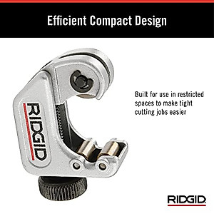 RIDGID 32985 Model 104 Close Quarters Tubing Cutter, 3/16-inch to 15/16-inch Tube Cutter