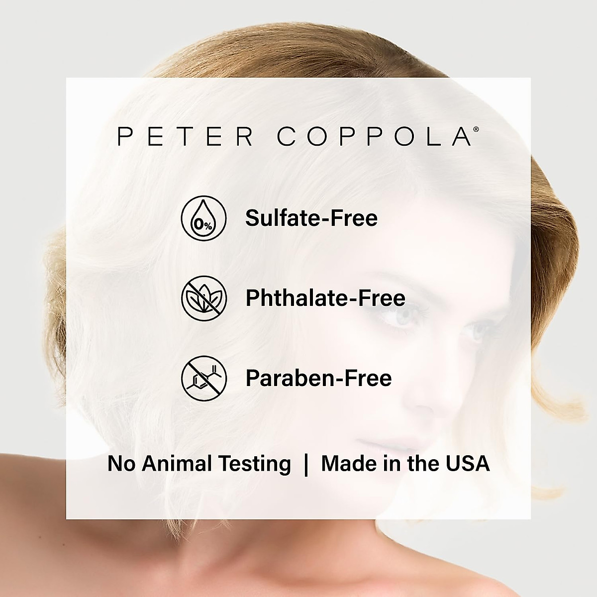 PETER COPPOLABlondest Purple Shampoo For Blonde Hair - Sulfate Free Shampoo Hair Toner Eliminates Brassy Yellow Tones In Blonde, Silver And White Hair - Strengthens Processed And Dry Hair (12 Fl Oz)