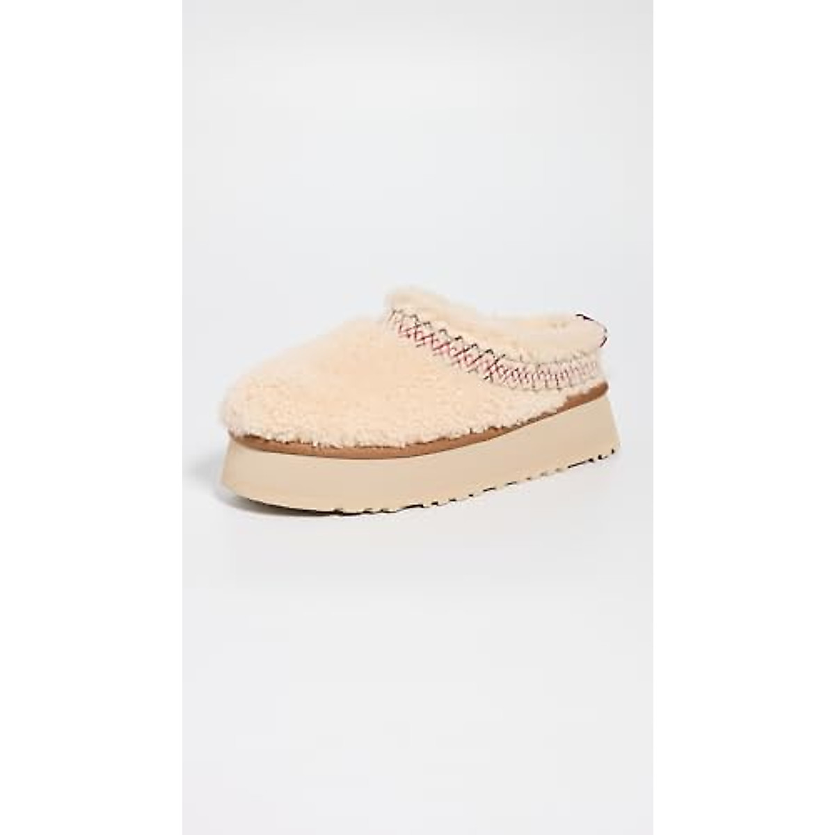 UGG Women's Tazz Ugg Braid Slipper, Natural, 7