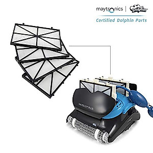 Dolphin Genuine Replacement Part - Nautilus CC Plus Robotic Pool Vacuum Cleaner Tune-up Kit with Replacement Filters, Brushes, Climbing Rings, and Tracks